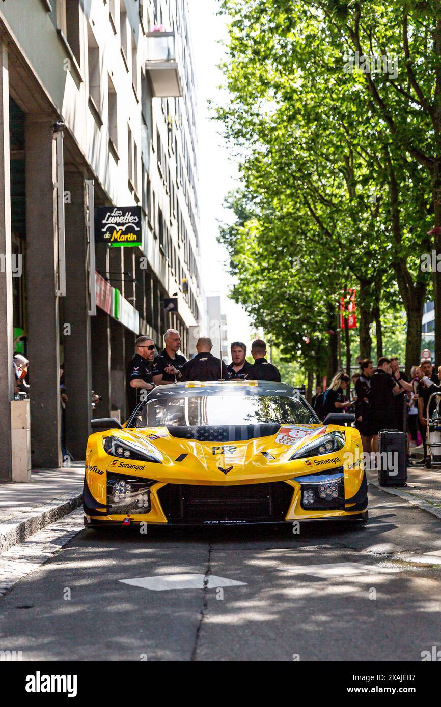Le Mans, France. June 07 2024 #81 TF Sport (GBR) Corvette Z06 LMGT3.R ...