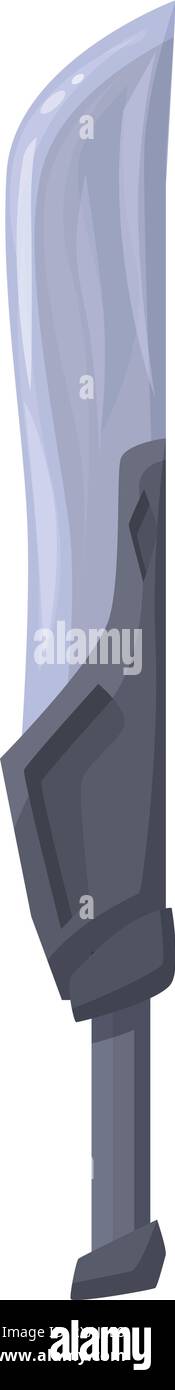 Fantasy sword standing upright, featuring a metal hilt and blade, ideal ...