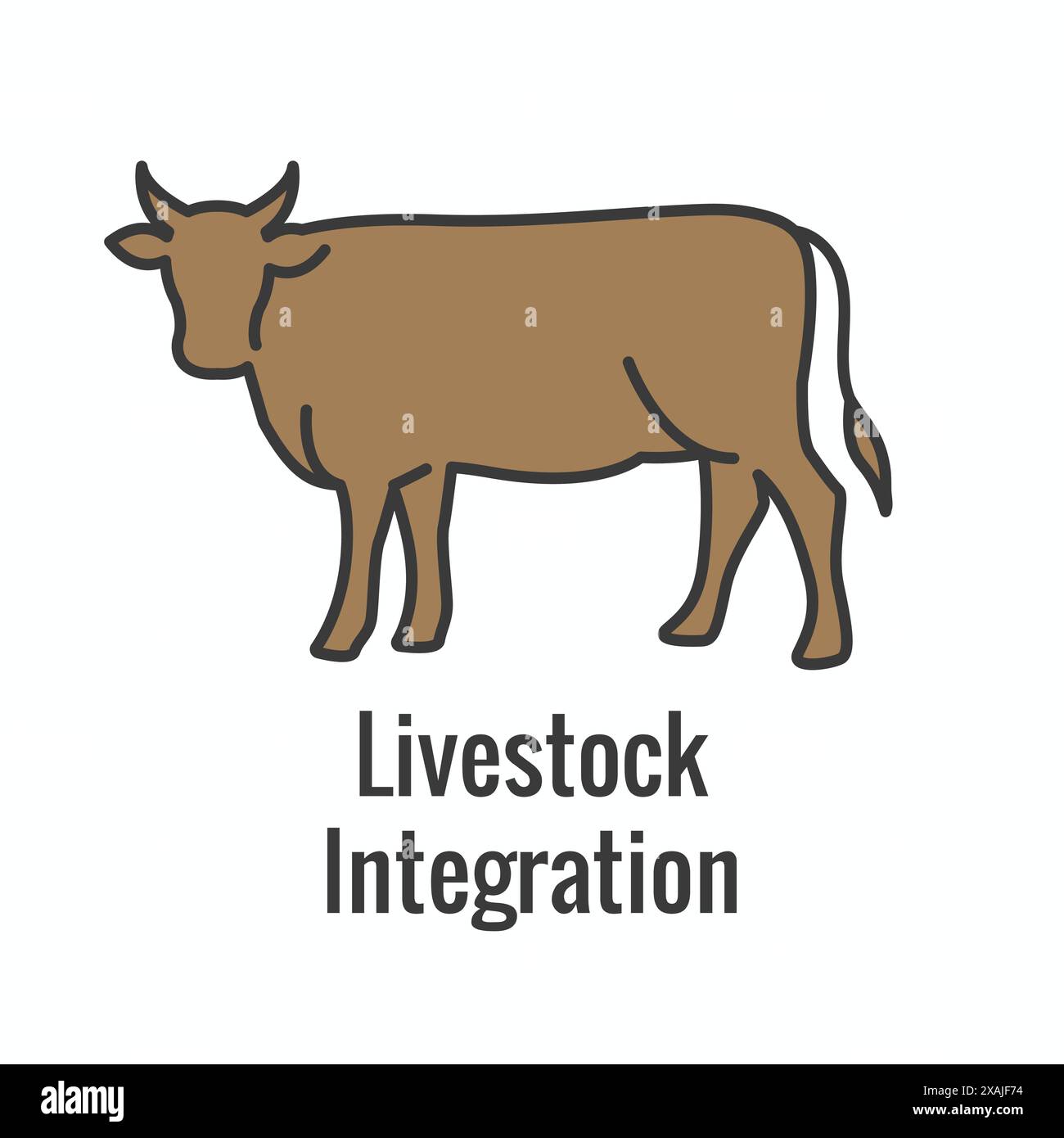 Sustainable Farming Icon Set with Maximizing Soil Coverage and ...