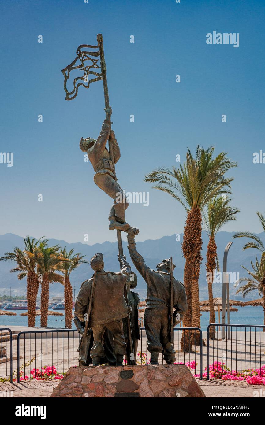 The monument is dedicated to Israel victory in the War for Independence ...