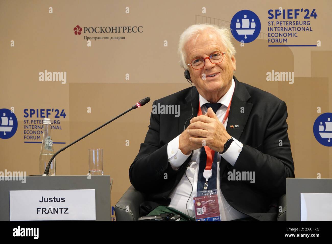 07 June 2024, Russia, St. Petersburg: The German conductor and pianist ...