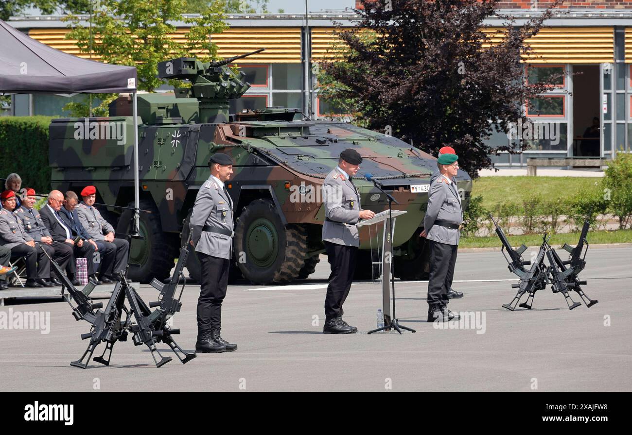 Kommando Übernahme 07.06.2024, Frankenberg, Kaserne, Kommando Übernahme ...