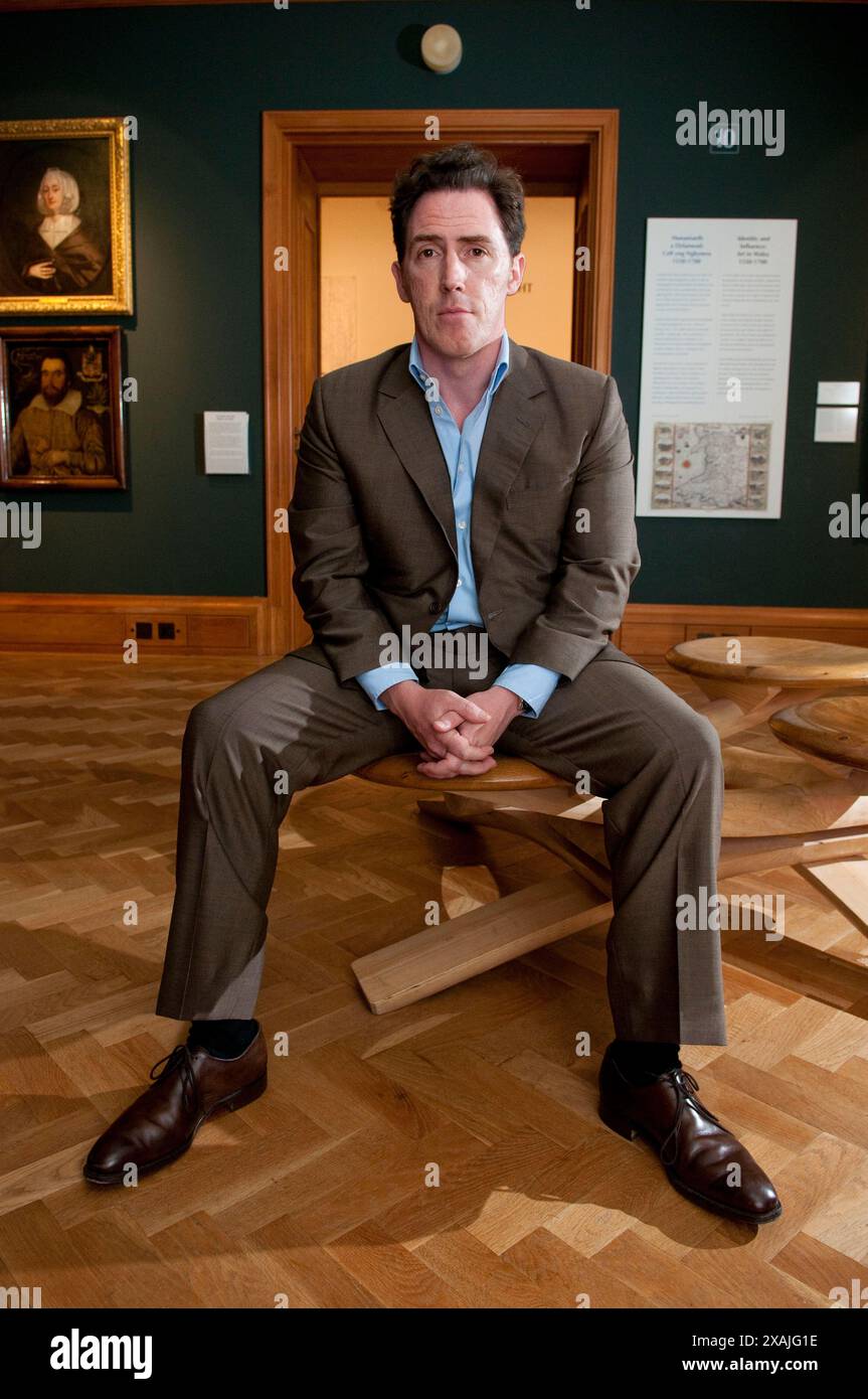 Welsh born actor, comedian and star of Television and film Rob Brydon ...