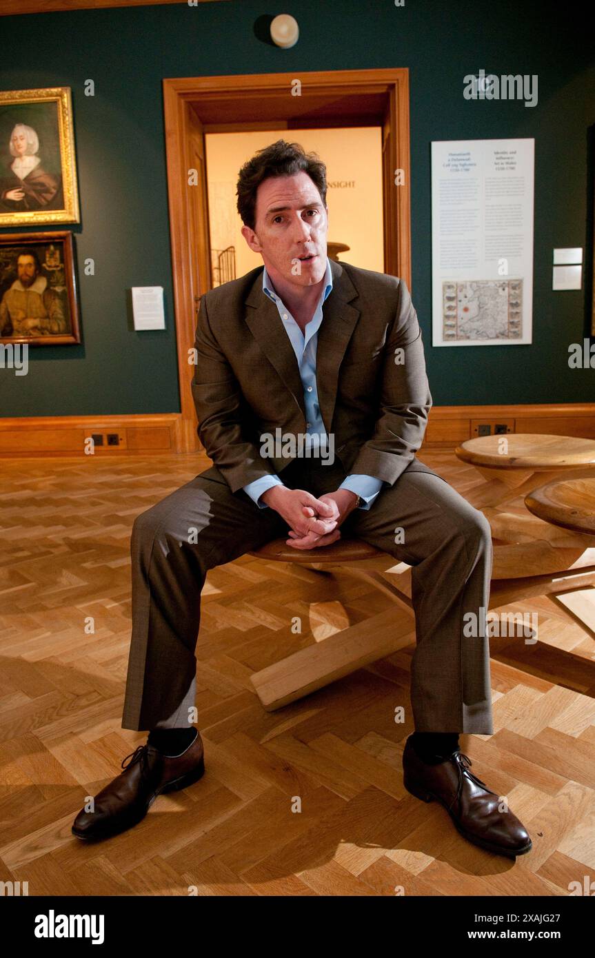 Welsh born actor, comedian and star of Television and film Rob Brydon ...