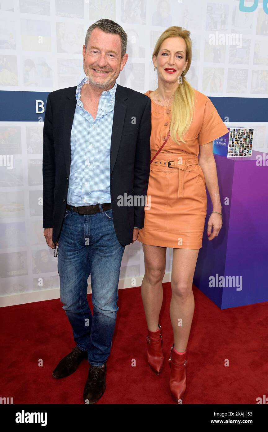 Kai Diekmann mit Ehefrau Katja Kessler bei der Bertelsmann Party 2024 ...