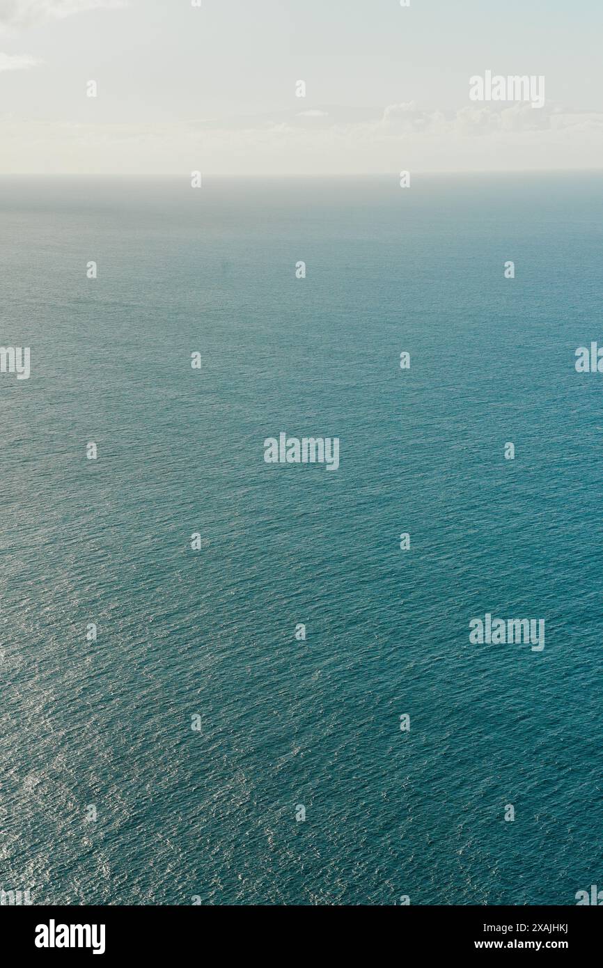 Wide open Pacific blue ocean water view Stock Photo - Alamy