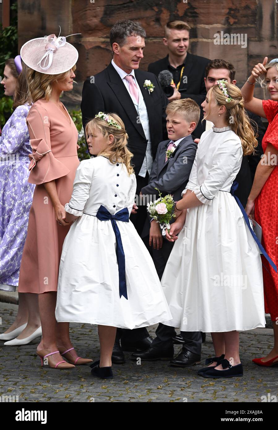 Lady edwina grosvenor wedding hi-res stock photography and images - Alamy