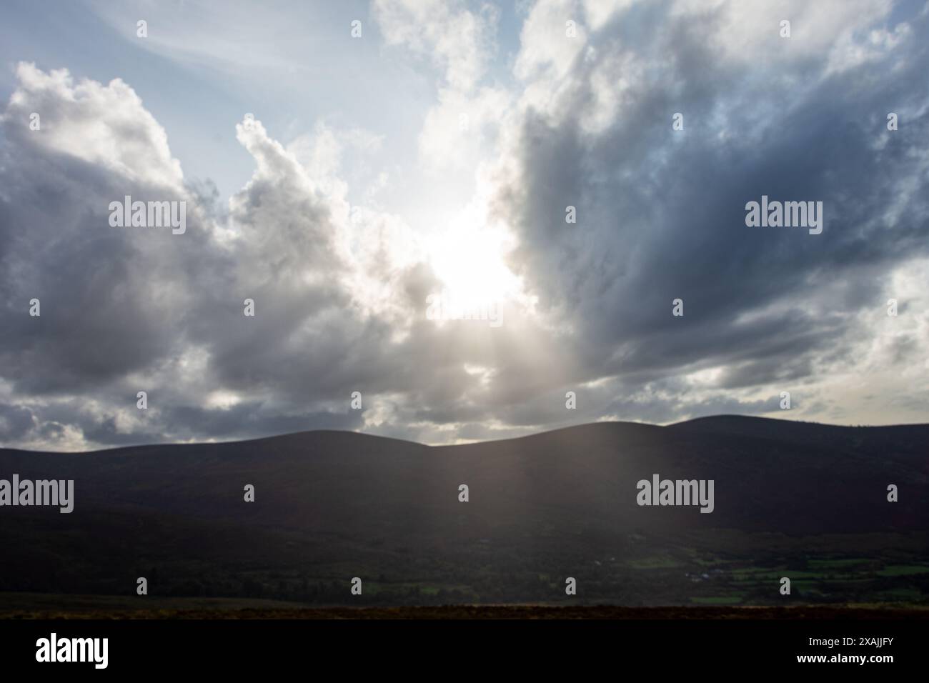 Beautiful Clouds with sun rays 2 Stock Photo - Alamy
