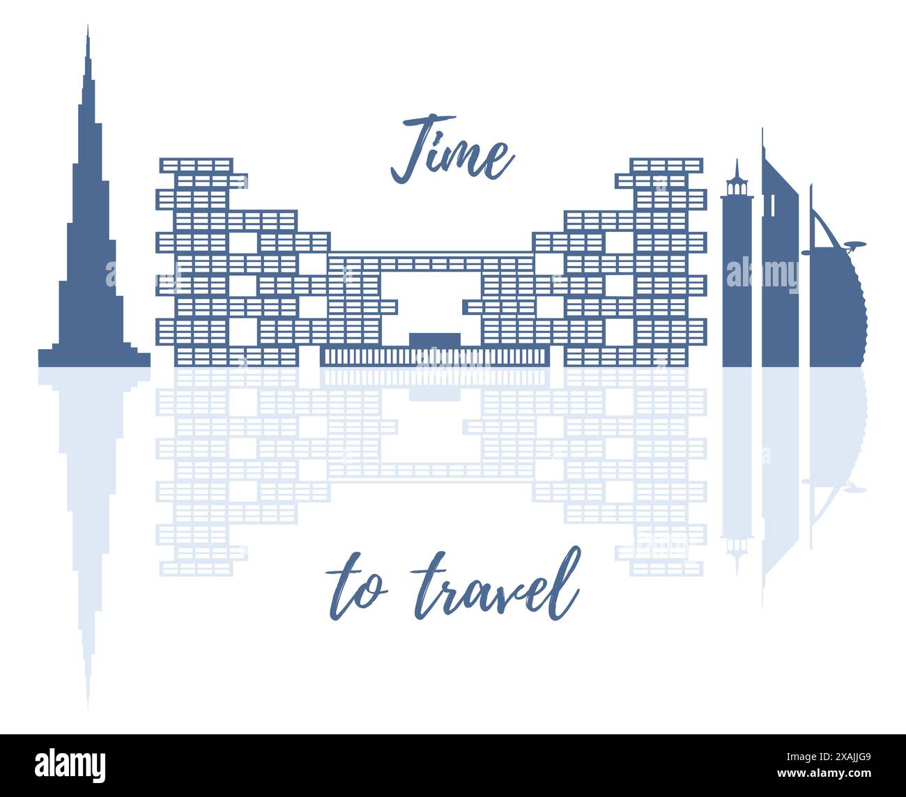 Emirates towers skyscrapers Cut Out Stock Images & Pictures - Alamy