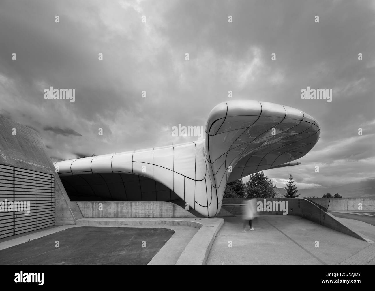 Zaha hadid architecture hungerburgbahn innsbruck Stock Photo - Alamy
