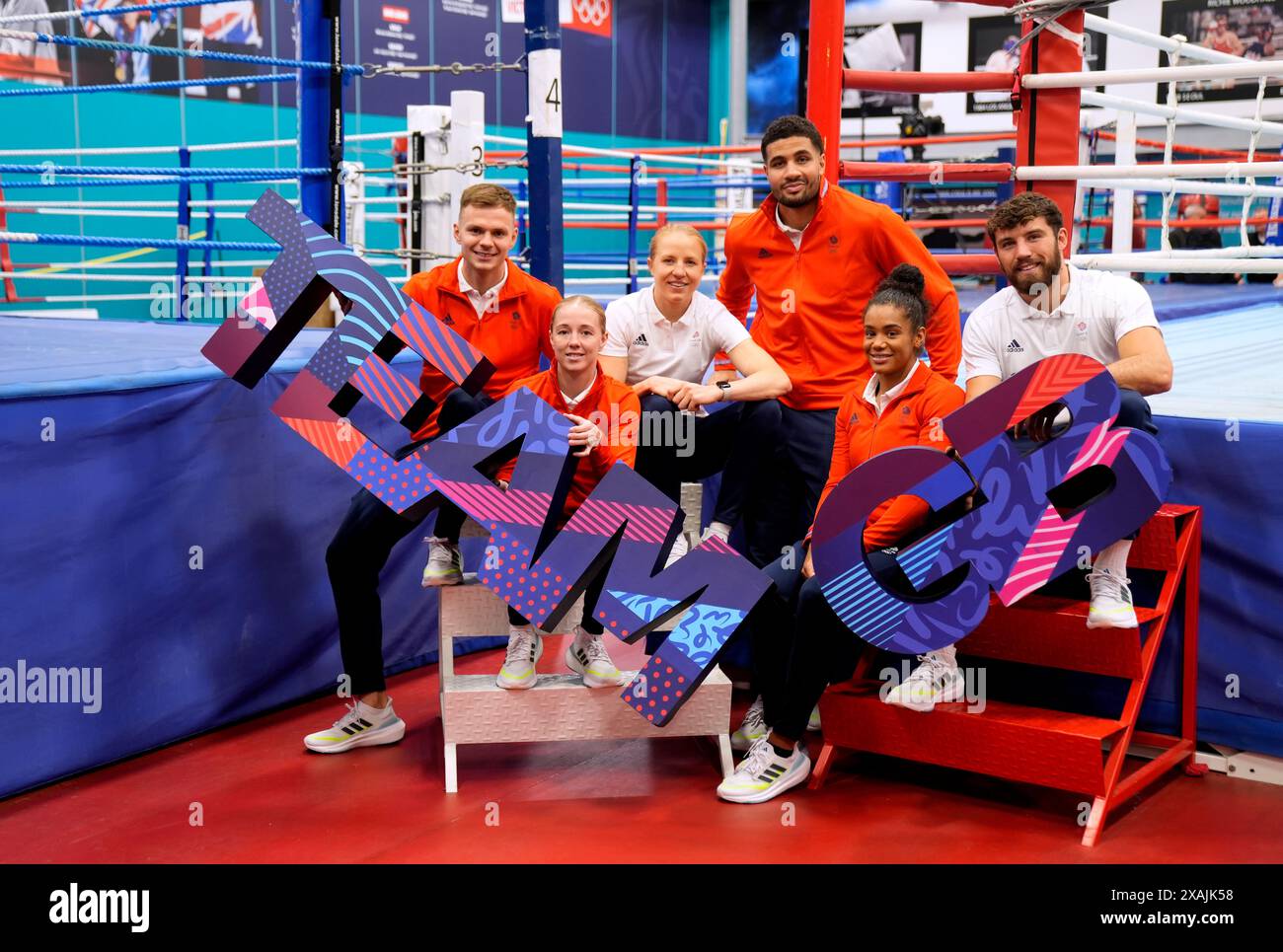 Team GB's Lewis Richardson, Charley Davison, Rosie Eccles, Delicious ...