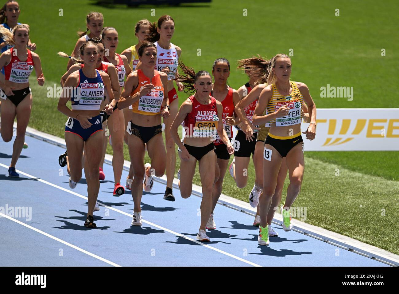 Rome, Italy. 07th June, 2024. 3000m Steeplechase Women in action during the European Athletics ...