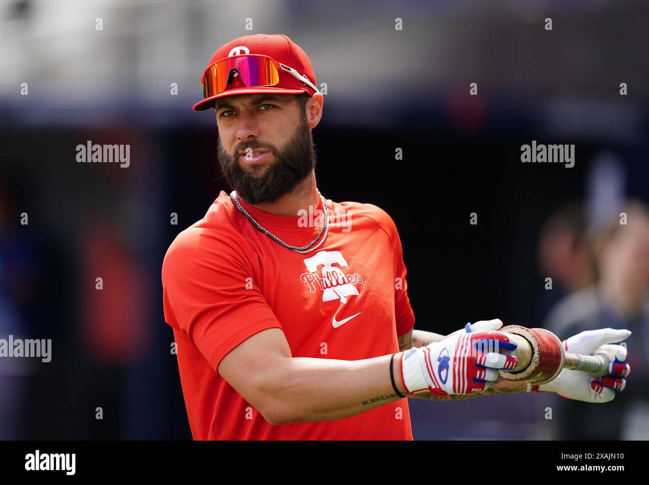 Philadelphia Phillies' Weston Wilson during a workout day ahead of the ...