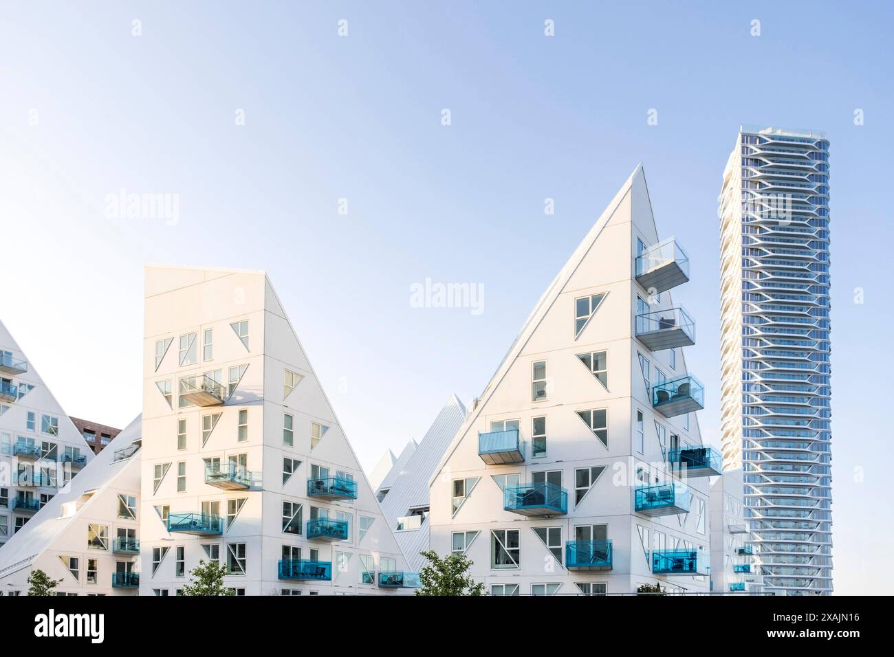 Modern architecture, "The Iceberg", Aarhus, Denmark Stock Photo - Alamy