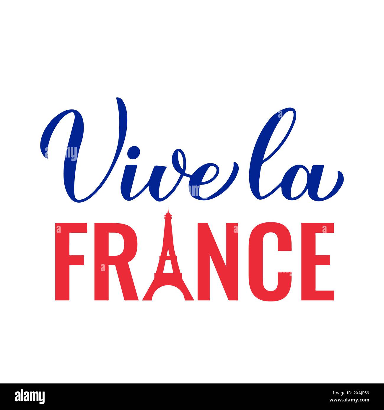 Vive la France typography poster. Glory to France in French. Bastille ...