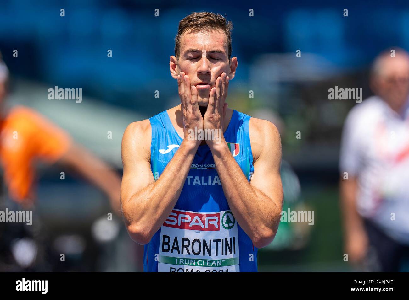 ROME, ITALY - JUNE 7: Simone Barontini of Italy competes in the 800m ...