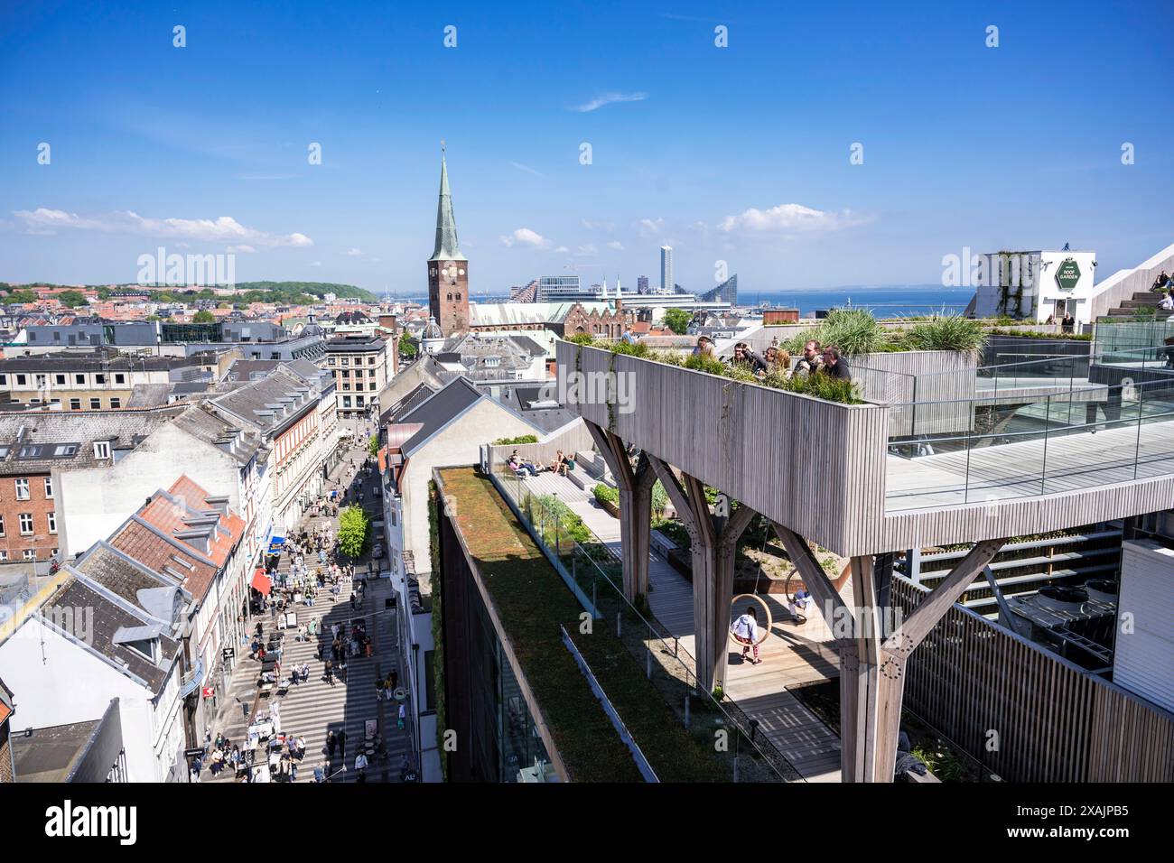 Aarhus denmark salling rooftop hi-res stock photography and images - Alamy