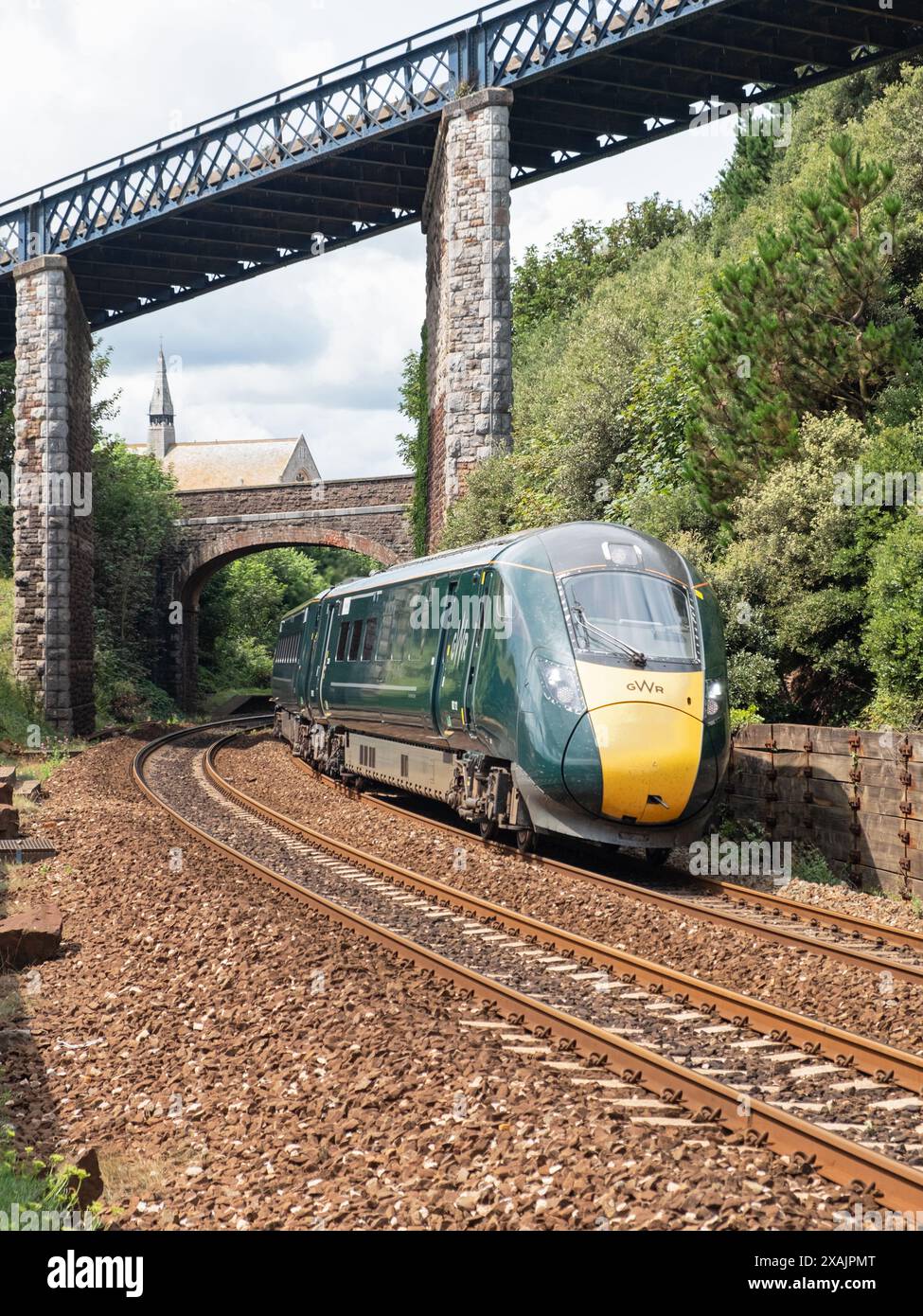 Teignmouth, England – July 21, 2023: A Hitachi class 800 series train ...