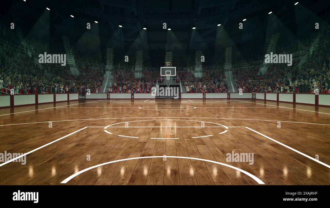 Futuristic basketball arena hi-res stock photography and images - Alamy