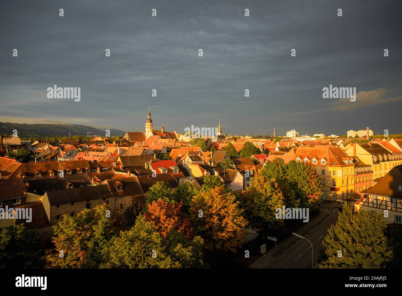 Old town silhouette of durlach hi-res stock photography and images - Alamy