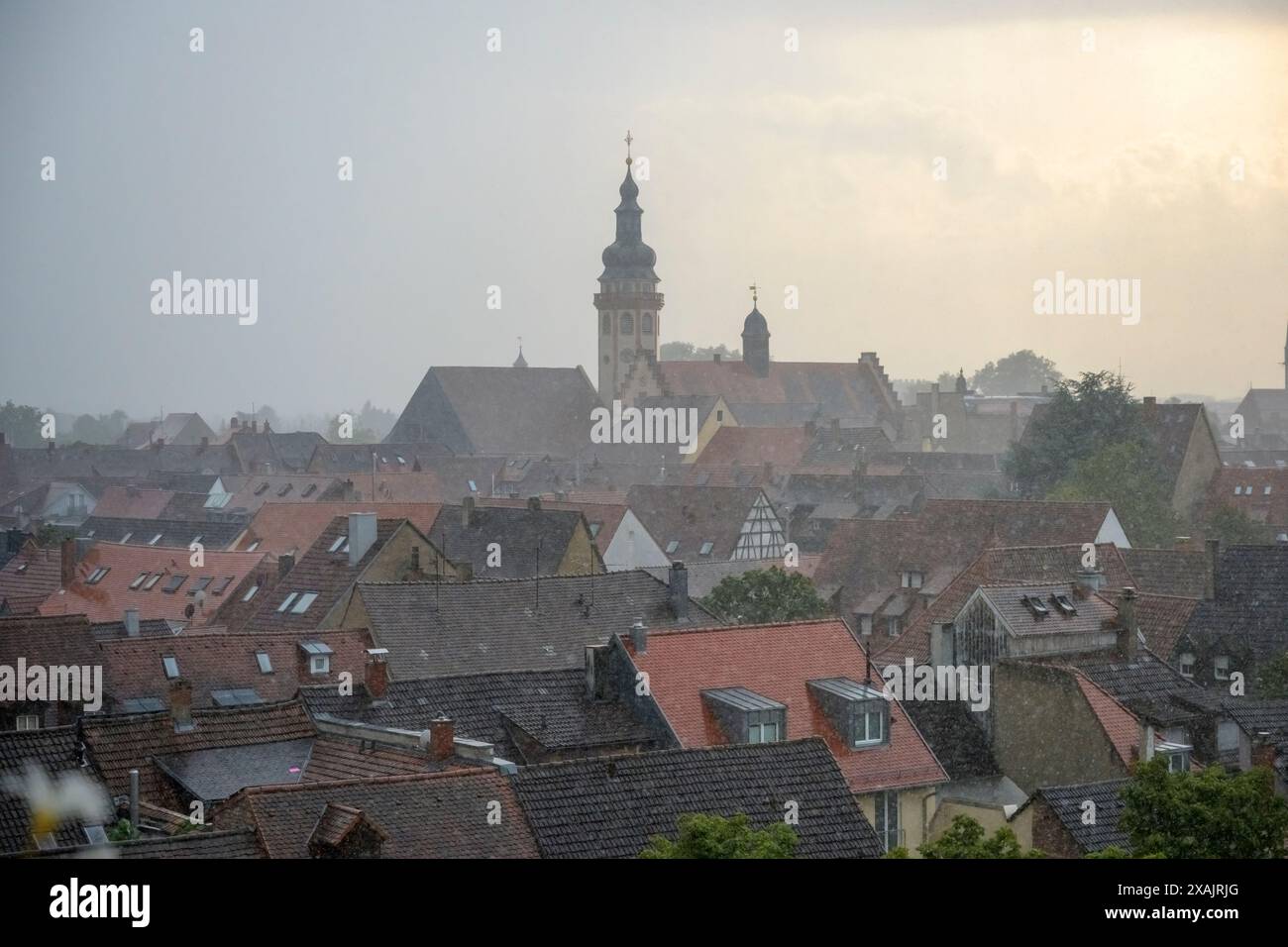 Old town silhouette of durlach hi-res stock photography and images - Alamy