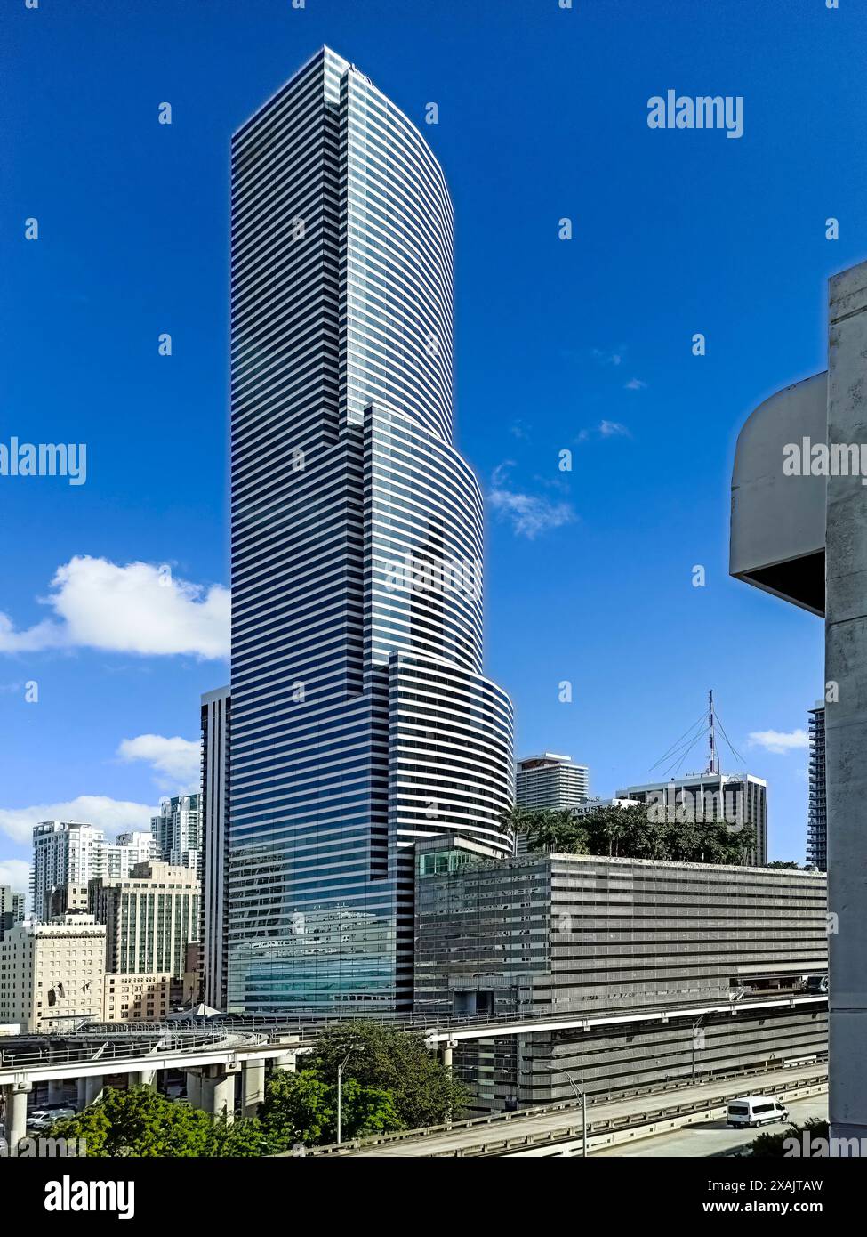 The Miami Tower, Downtown Miami, Florida, USA Stock Photo - Alamy