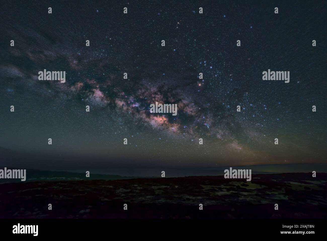The Milky Way over the Florida Keys Stock Photo - Alamy