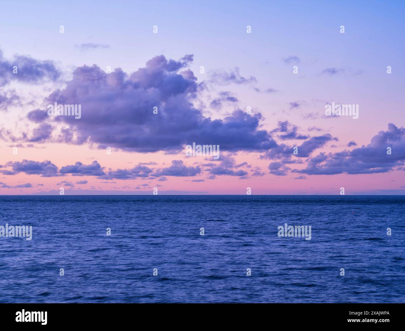 View of the Atlantic Ocean from the Porte d'Amont, Normandy, France ...