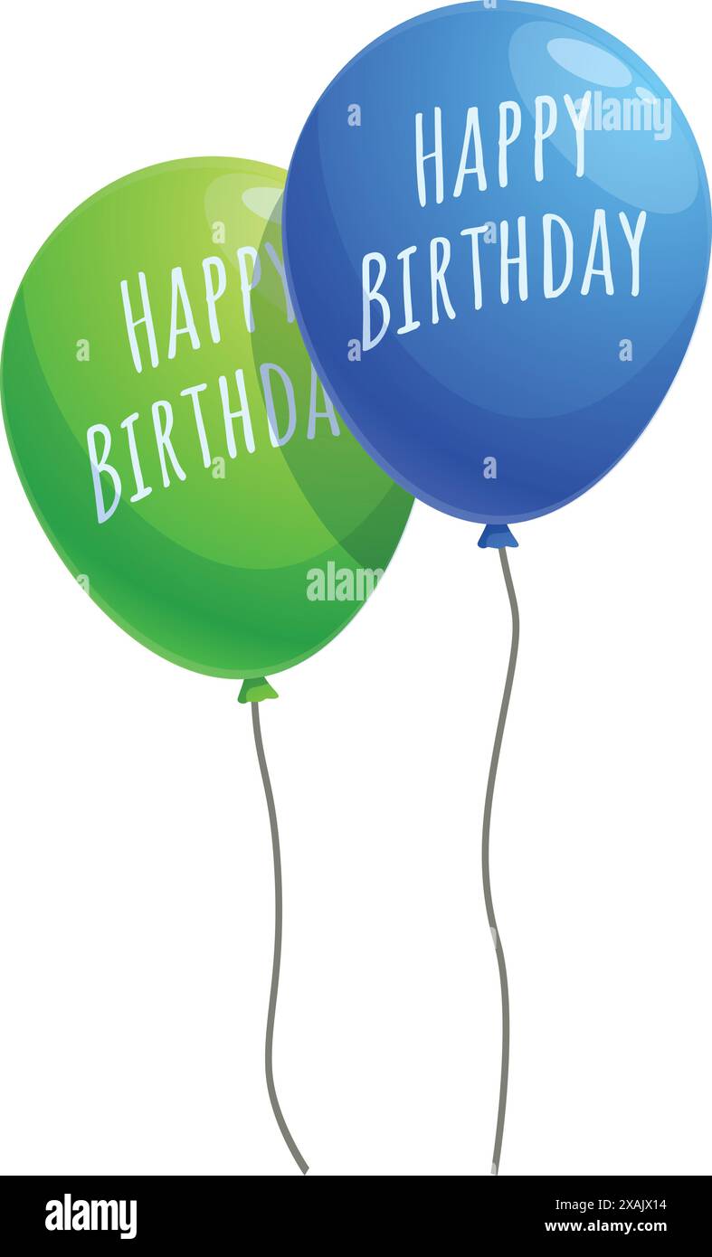 Banner inflatable balloons text Stock Vector Images - Alamy