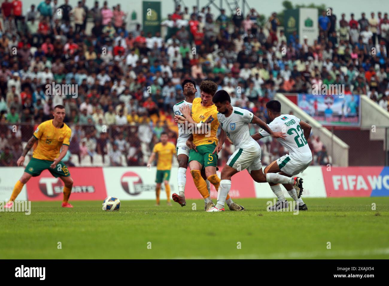 Bangladesh-Australia second leg match of the FIFA World Cup Qualifiers ...