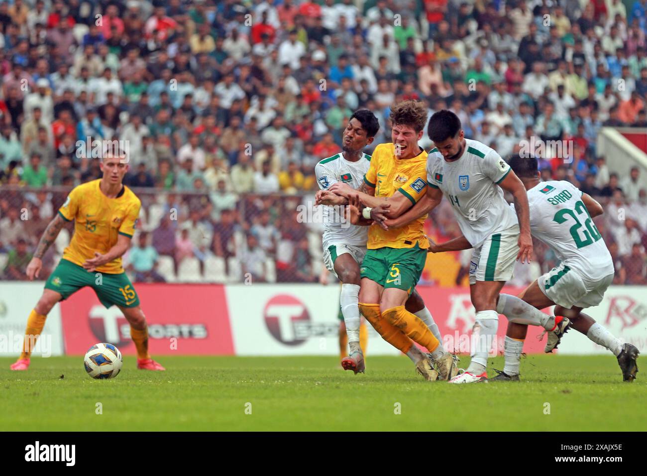 Bangladesh-Australia second leg match of the FIFA World Cup Qualifiers ...