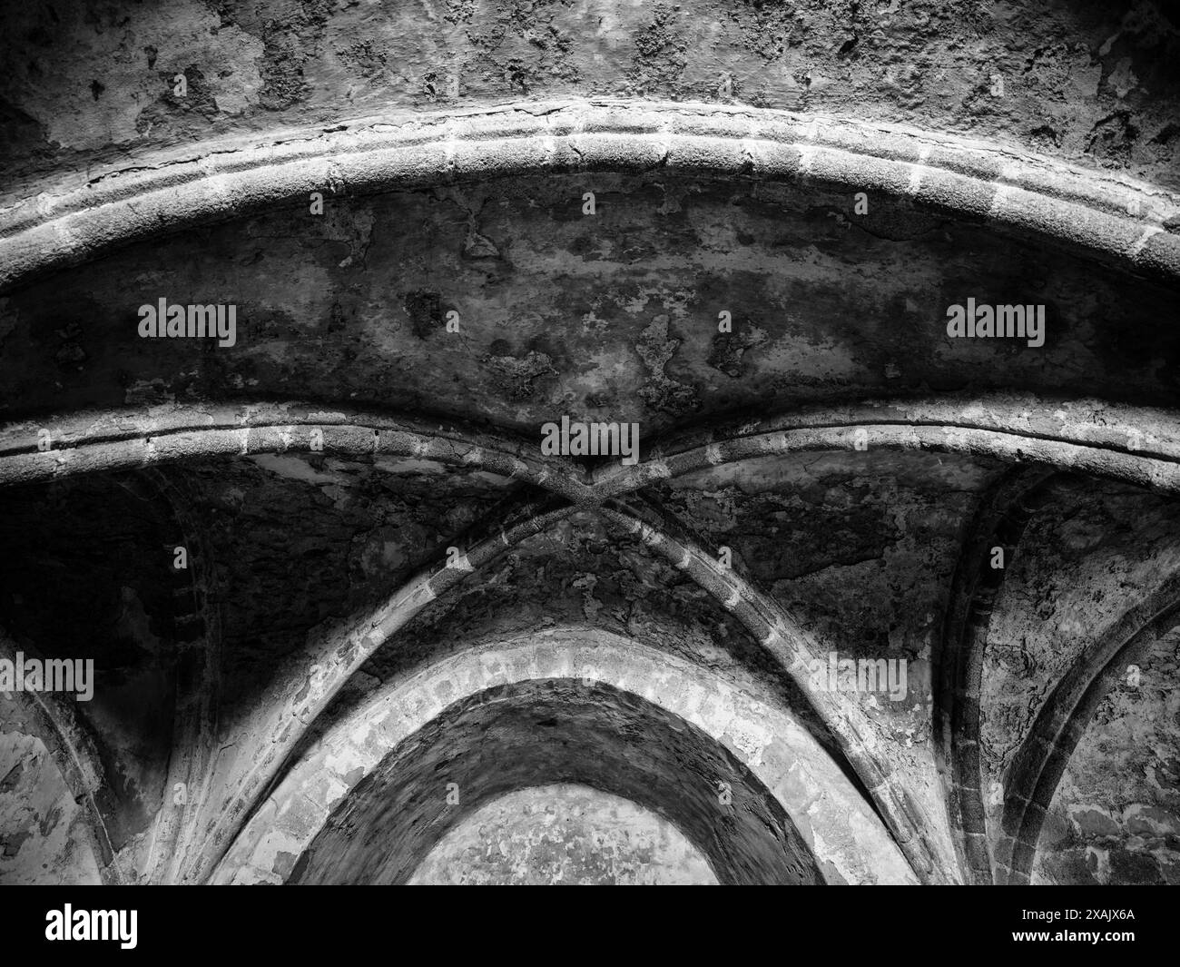 Monastery complex at Mont Saint Michel, France Stock Photo - Alamy
