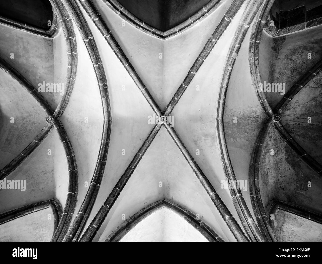 Monastery complex at Mont Saint Michel, France Stock Photo - Alamy