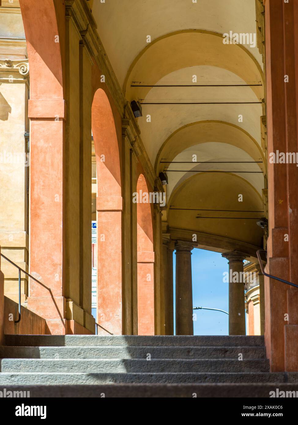 Italy, Bologna, Portico di San Luca, Pilgrimage route to San Luca Stock ...