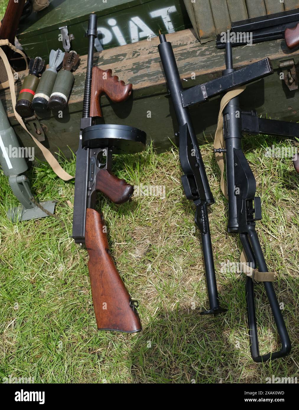 British small arms of the second world war Stock Photo - Alamy