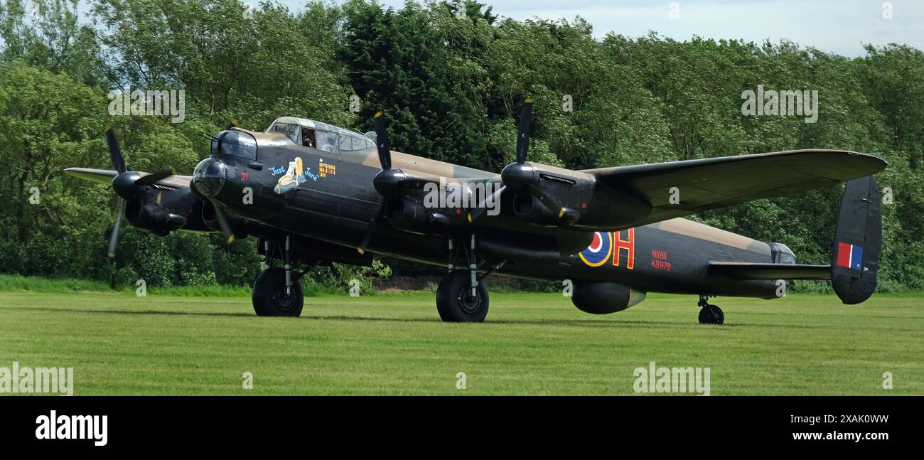 The Avro Lancaster is a British Second World War heavy bomber. It was ...
