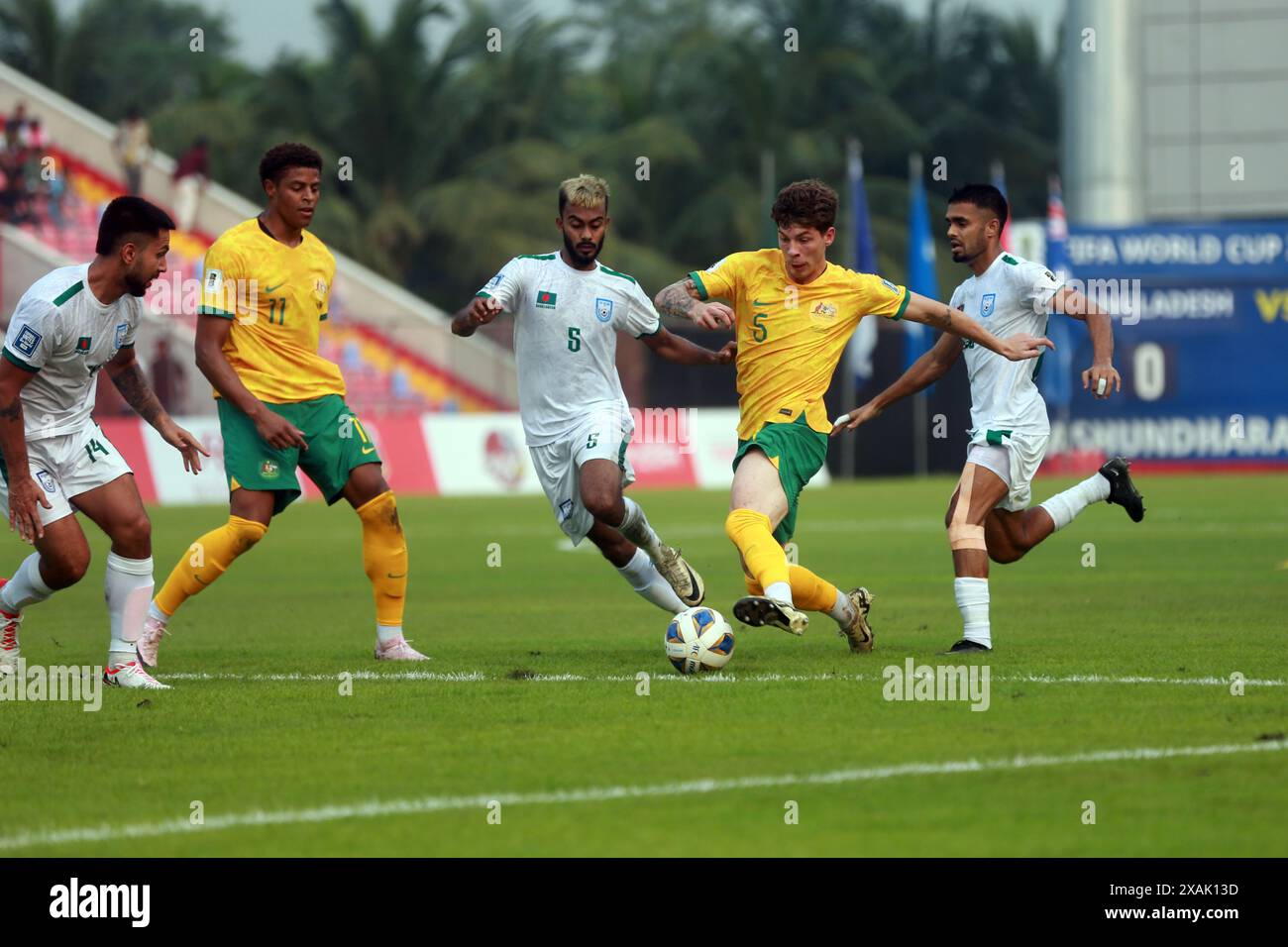 Bangladesh-Australia second leg match of the FIFA World Cup Qualifiers ...