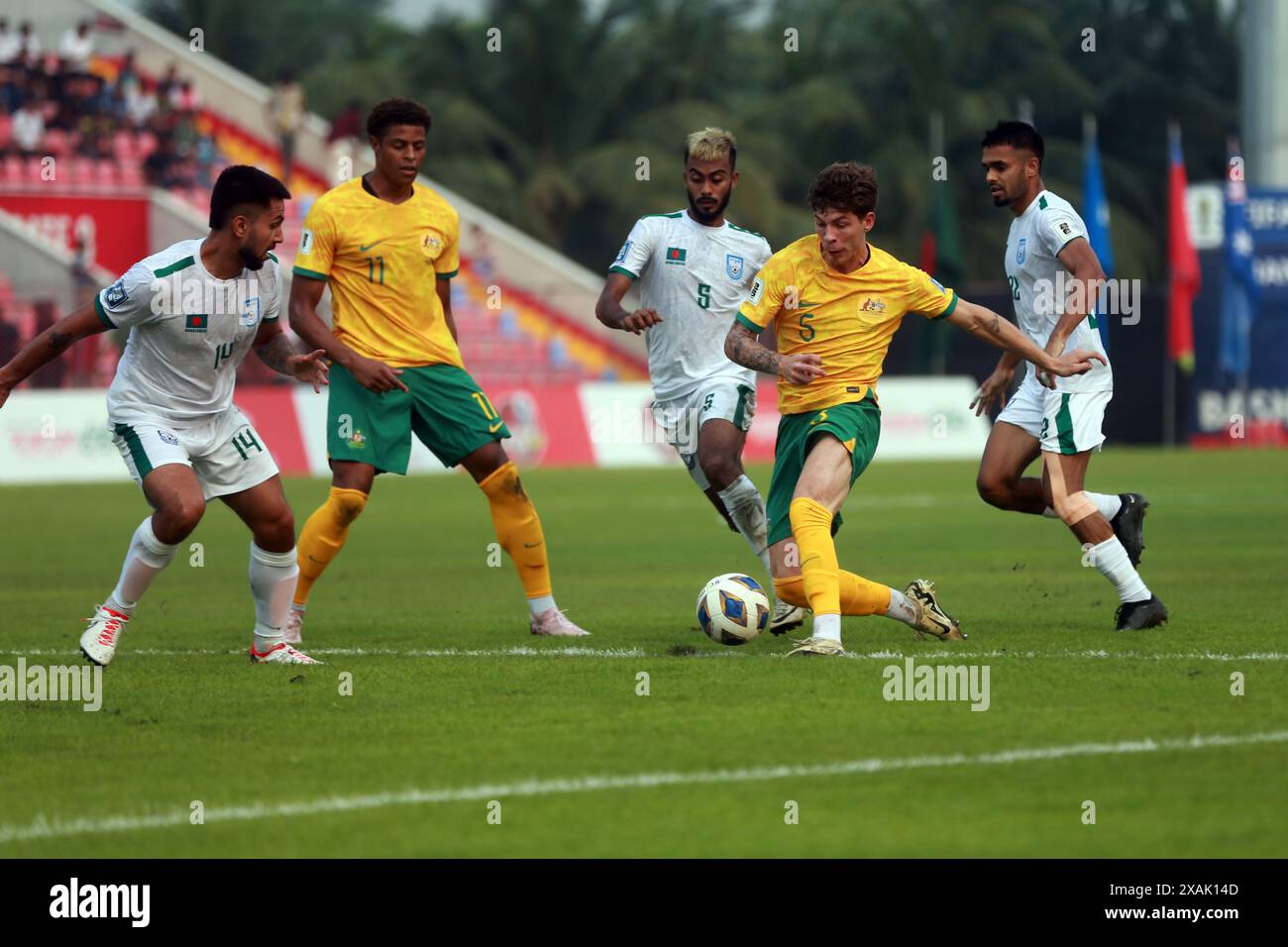 Bangladesh-Australia second leg match of the FIFA World Cup Qualifiers ...