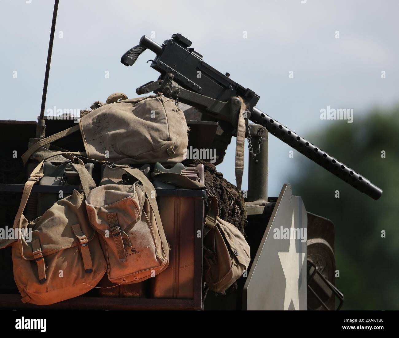 30 caliber machine gun ww2 hi-res stock photography and images - Alamy