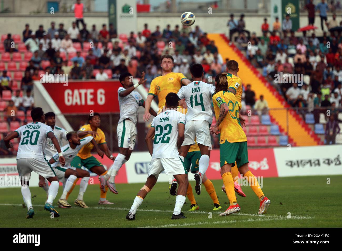 Bangladesh-Australia second leg match of the FIFA World Cup Qualifiers ...