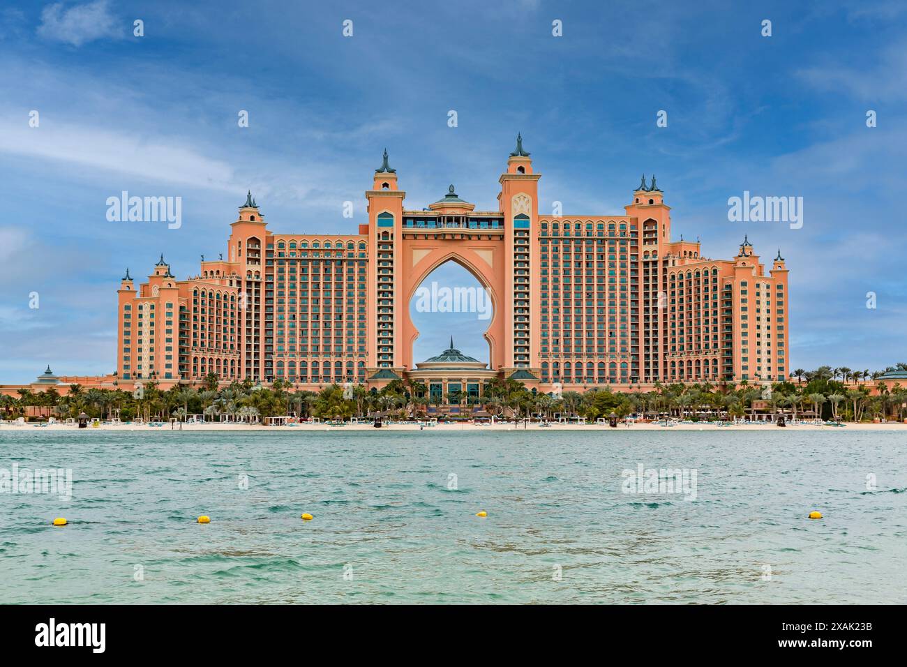 Hotel Atlantis The Palm, 5 star hotel, view from The Pointe viewpoint ...