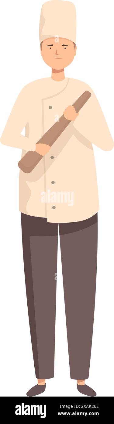 Proud artisan baker Cut Out Stock Images & Pictures - Alamy