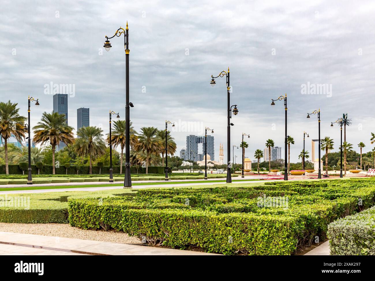 Park near Zabeel Palace, Dubai, United Arab Emirates, Middle East, Asia ...