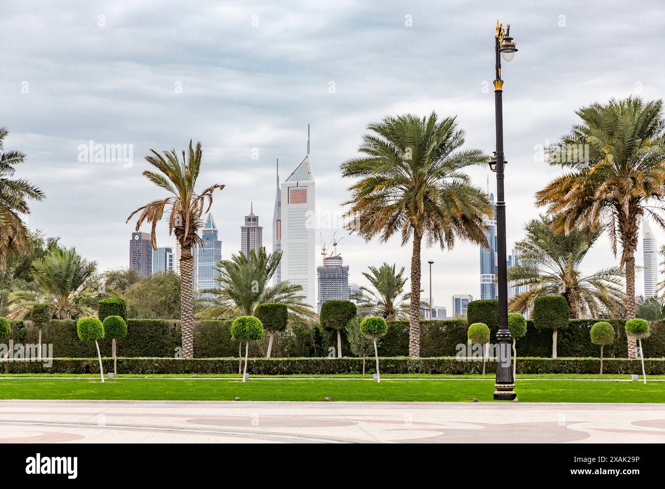 Park near Zabeel Palace, Dubai, United Arab Emirates, Middle East, Asia ...