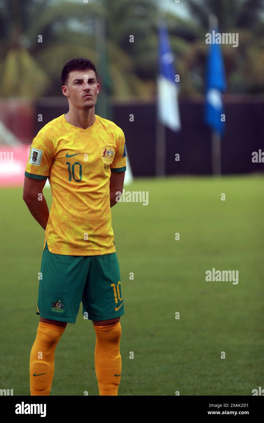 Australia player Ajdin Hrustic before their second leg match of the ...