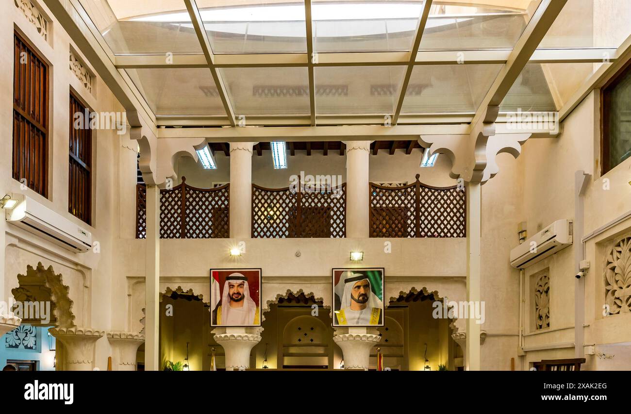 Historical House and Information Center with the portraits of Sheikh ...