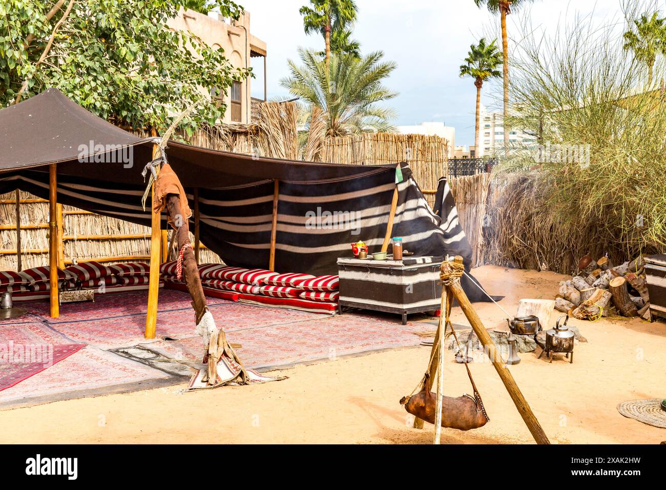 Typical goat hair tent, House of Hair, Al Fahidi Historical ...