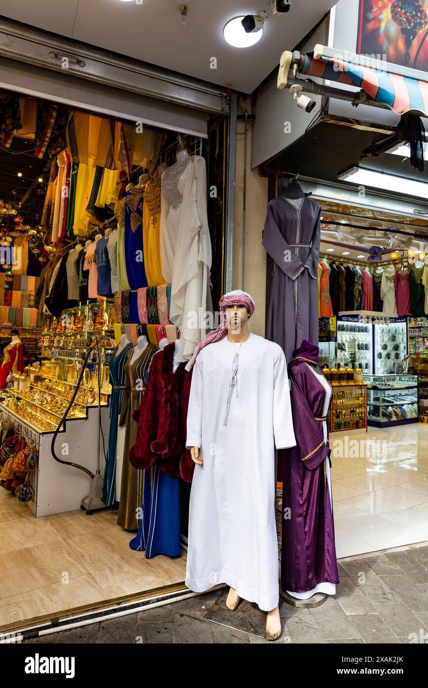 Traditional clothes and souvenir stores, Grand Souk, Old Baladiya ...