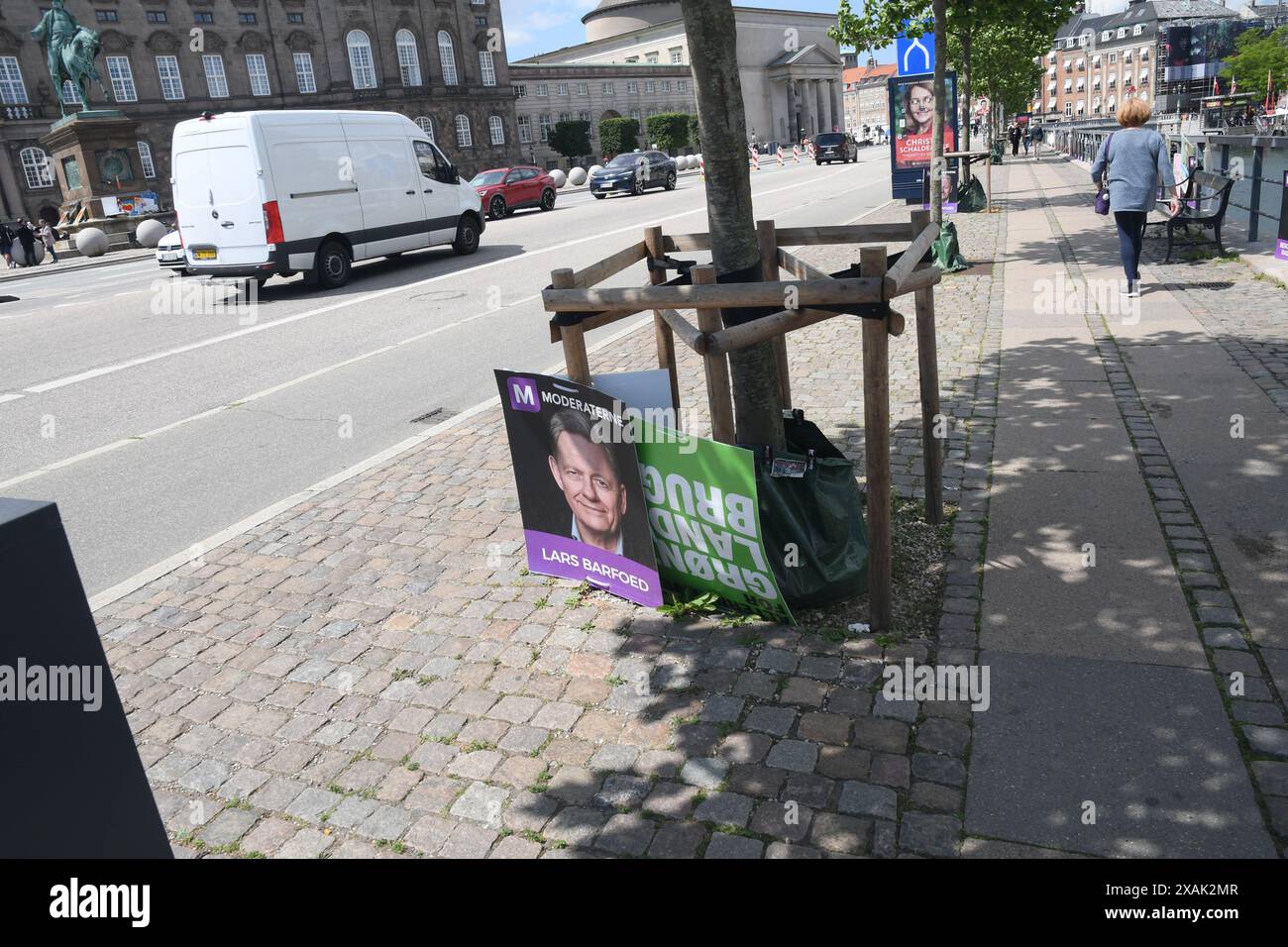 Copenhagen/ Denmark/07 jUNE 2024/ eu elections voting card & Various ...