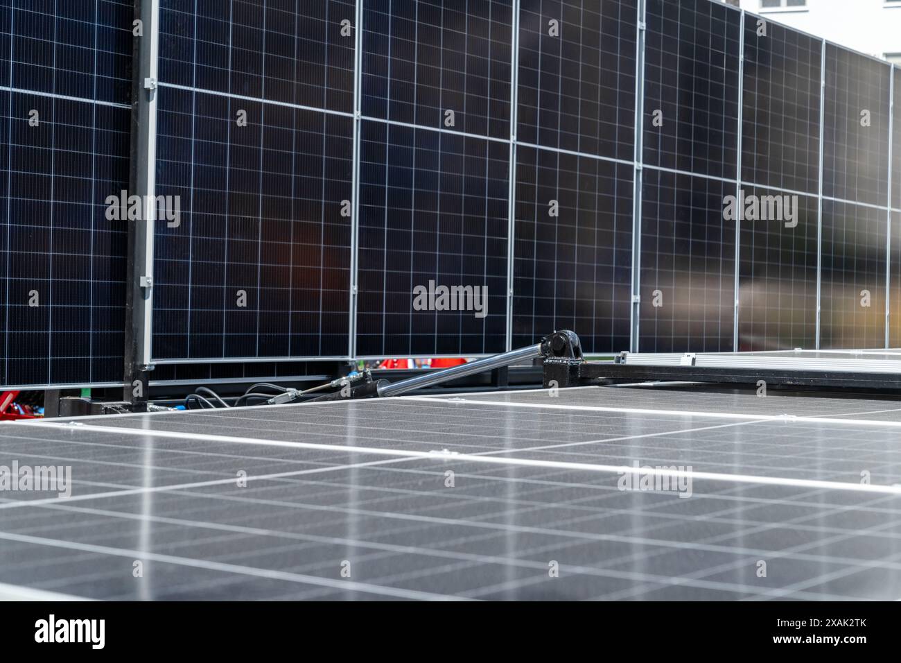 Mobile solar energy power station. Renewable energy and sustainable ...